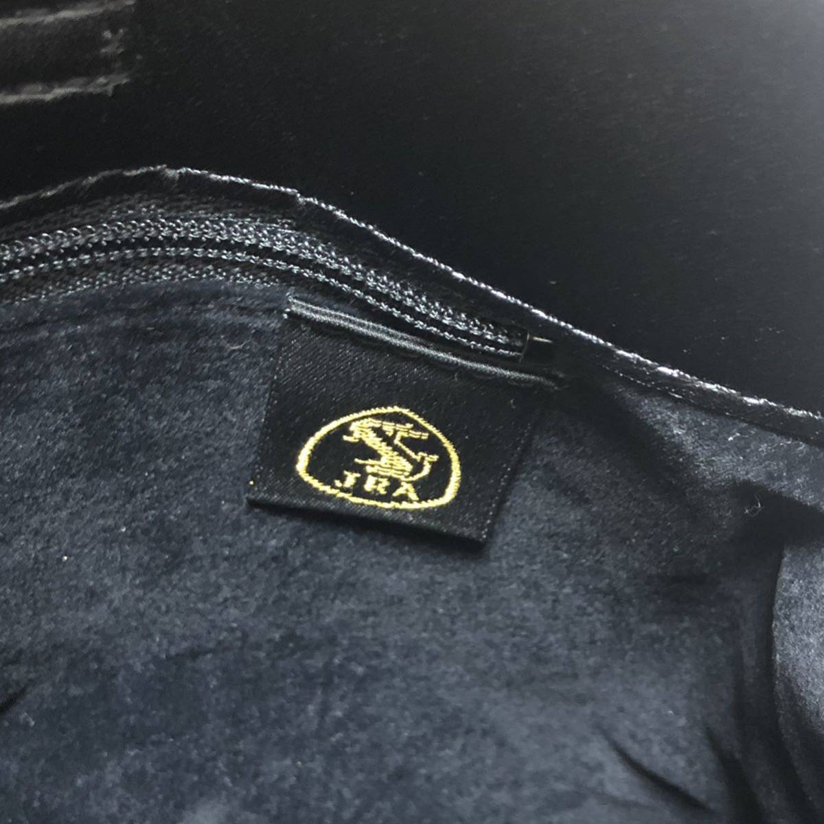 代購代標第一品牌－樂淘letao－(20)未使用級「JRA認定」 クロコダイルレザー 斜めがけショルダーバッグ ハンドバッグ 黒ブラック ワニ革 カバン鞄バック Ki