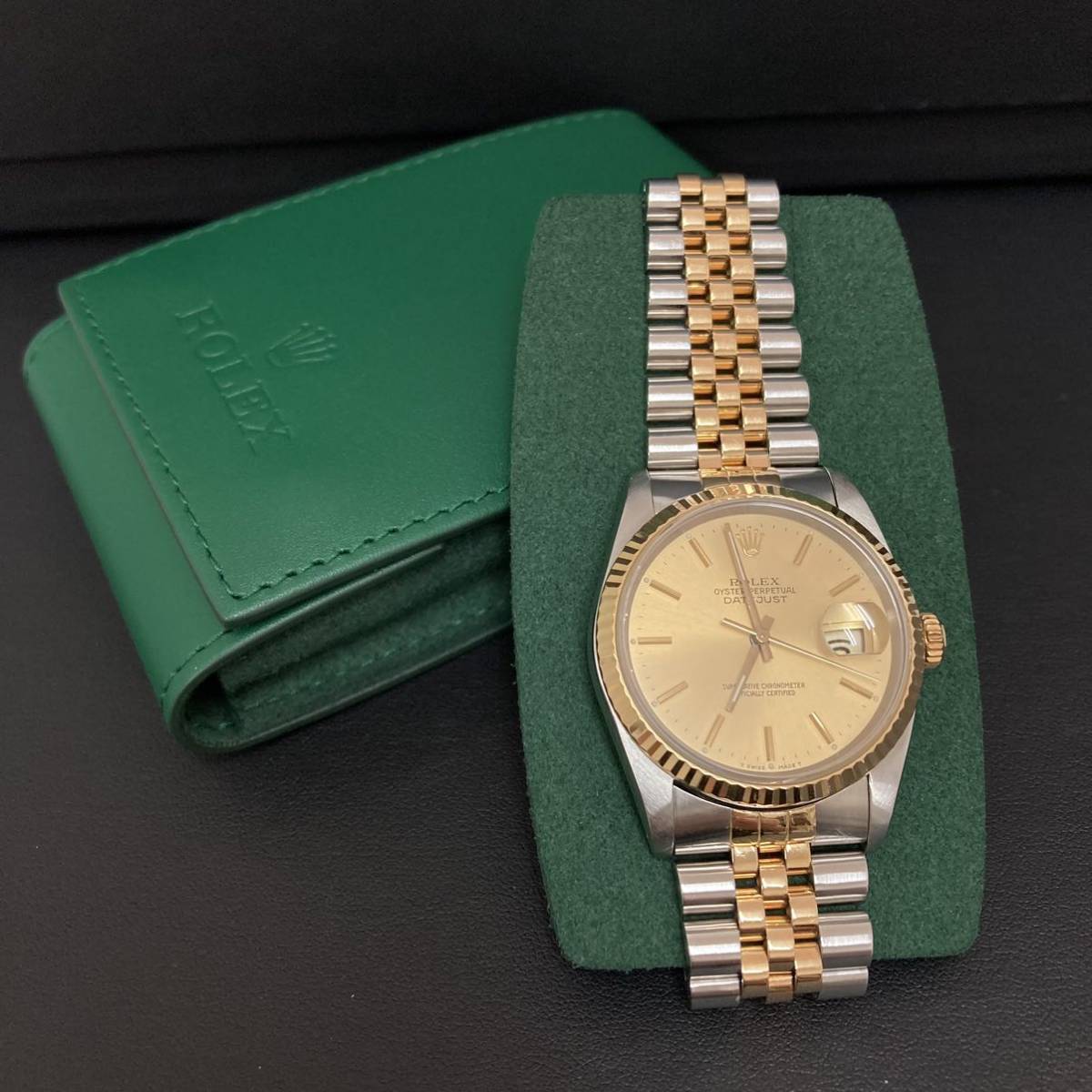 804 ロレックス デイトジャスト 16233 自動巻き ROLEX DATE JUST R709673 稼働品(本体)｜売買されたオークション情報、yahooの商品情報をアーカイブ公開 ...
