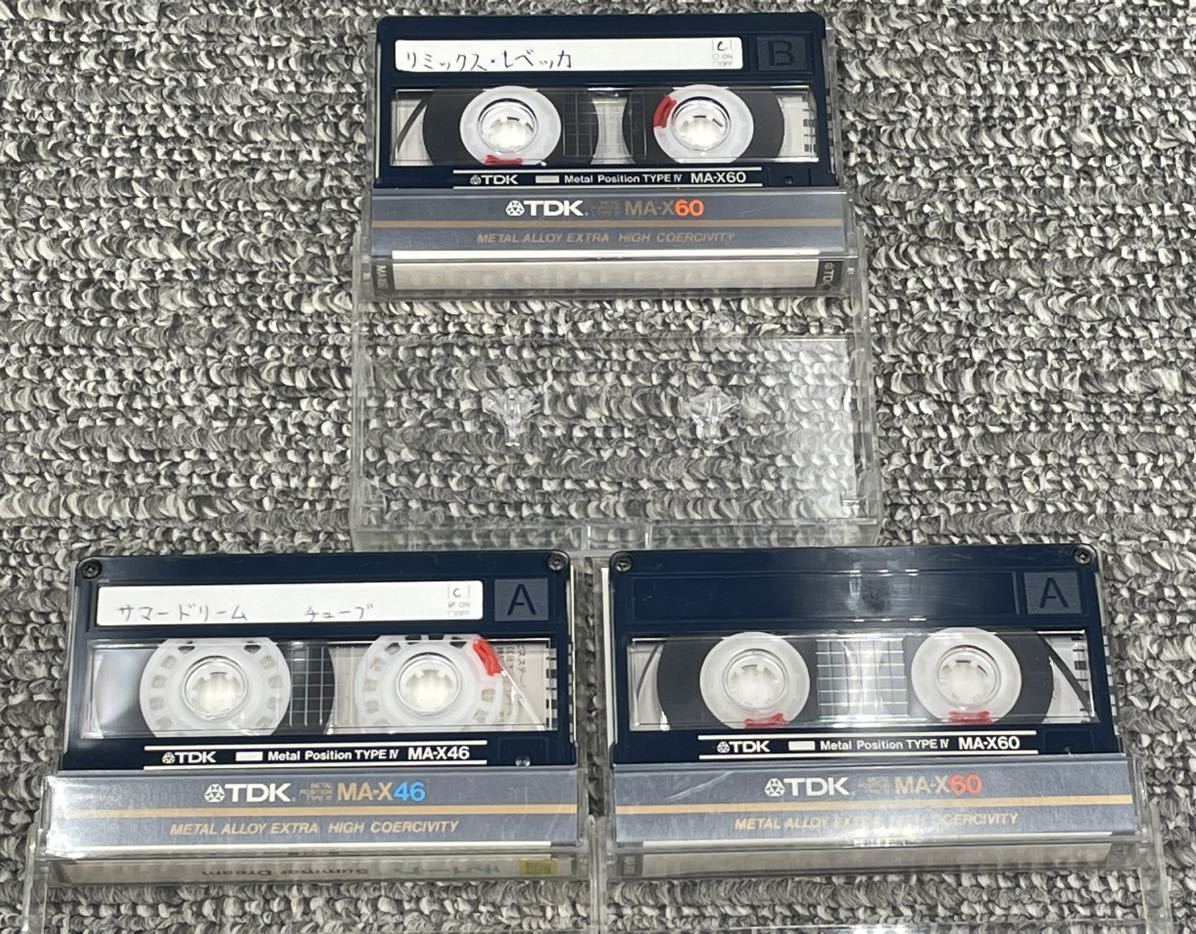 代購代標第一品牌－樂淘letao－大量セット 録音済み カセットテープ メタルテープ★TDK MA-X60/That's MR-X46PRO | MR-X60PRO/SONY Metal ...