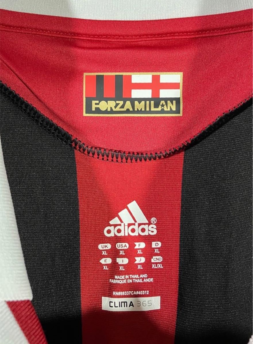ACミラン 09/10シーズン デビッド・ベッカム CL仕様 ホーム 半袖 ACミラン 09/10シーズン デビッド・ベッカム CL仕様 ホーム 半袖