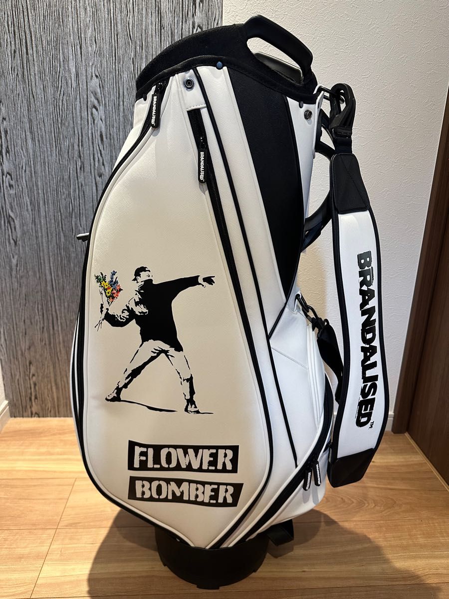 BRANDALISED カート キャディバッグ BACB-01 BANKSY バンクシー BRANDALISED カート キャディバッグ BACB-01 BANKSY バンクシー