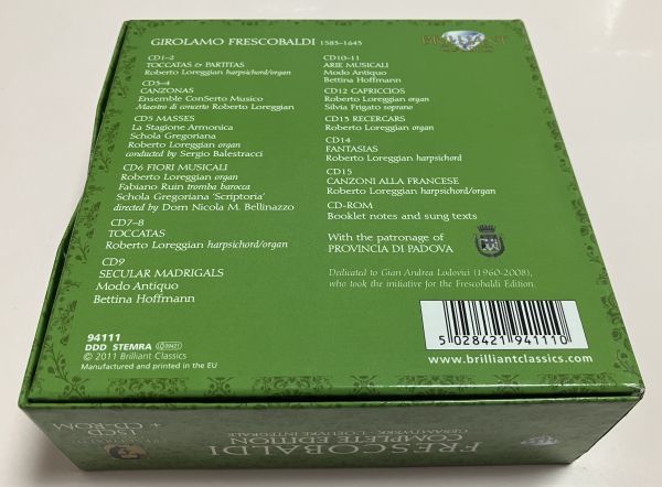 Yahoo!オークション - 15CD + 1CD-ROM フレスコバルディ コンプリート ...