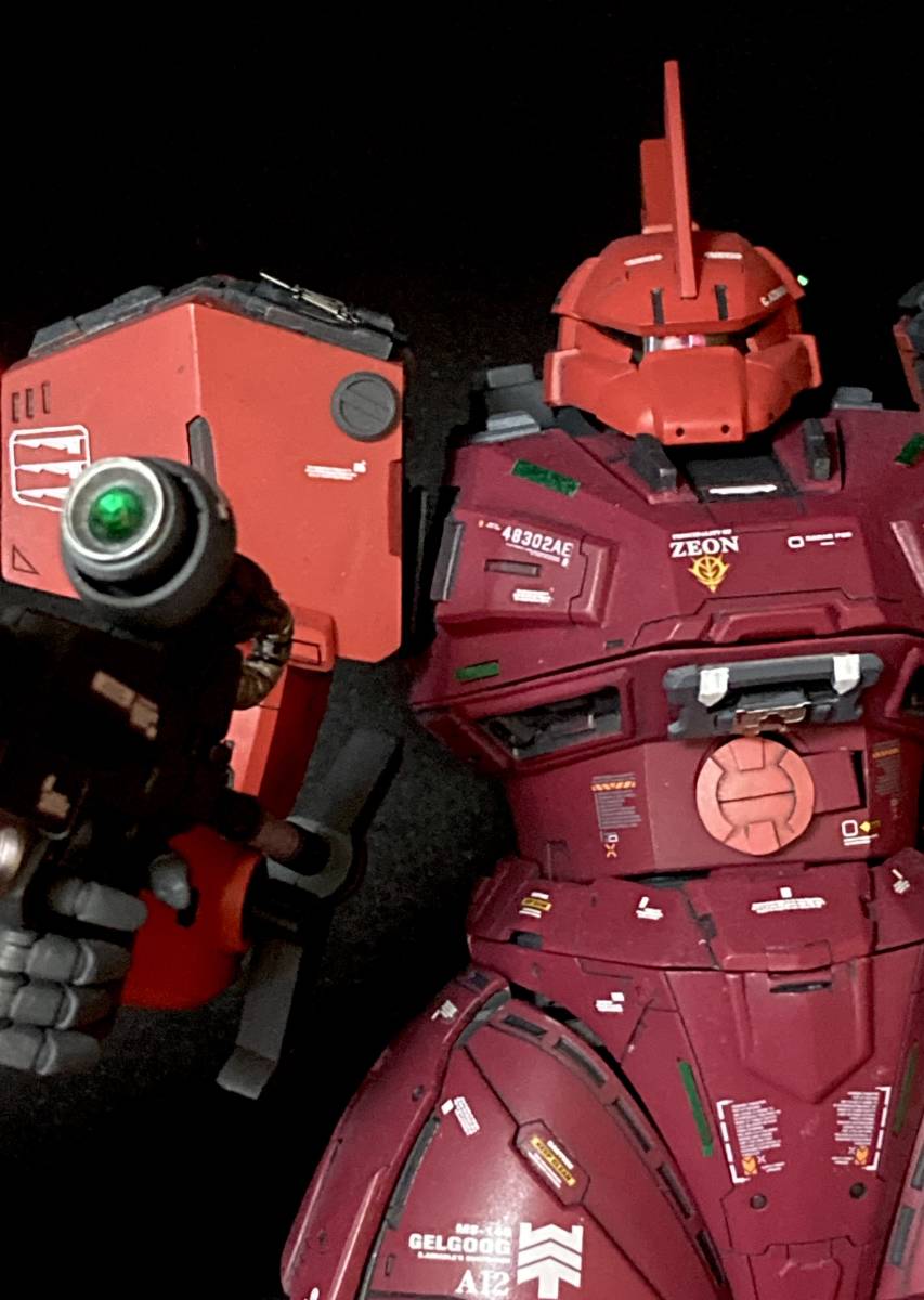 1/100 MG シャア専用ゲルググ Ver.2.0 MS-14S 徹底改修塗装済完成品(完成品)｜売買されたオークション情報、yahooの商品情報をアーカイブ公開 - オークファン ...