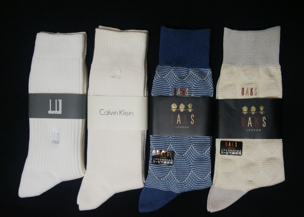 Yahoo!オークション - メンズソックス 紳士 靴下 4足セット ダンヒル ...