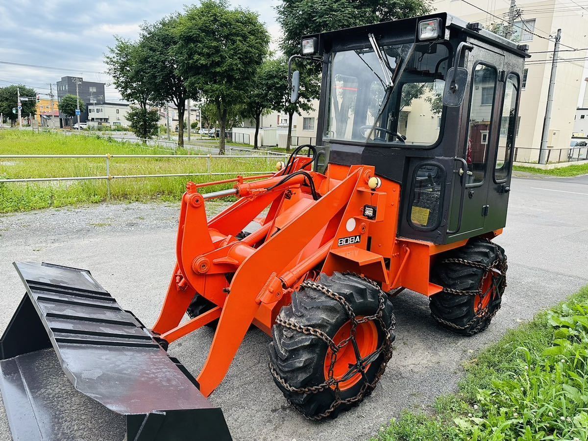 Yahoo!オークション - 北海道 帯広 ホイールローダー TCM 808A-2 28馬...