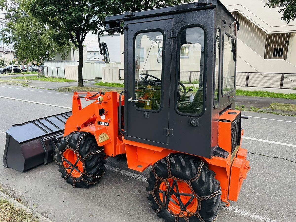 Yahoo!オークション - 北海道 帯広 ホイールローダー TCM 808A-2 28馬...