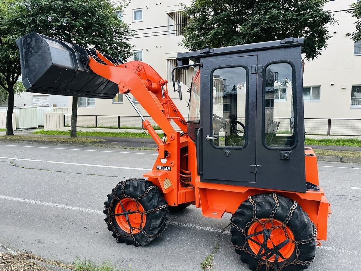 Yahoo!オークション - 北海道 帯広 ホイールローダー TCM 808A-2 28馬...