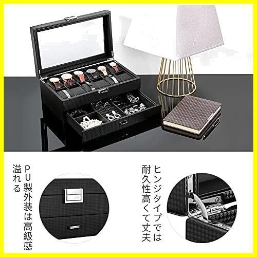 Yahoo!オークション - 炭素繊維12本2段式-60B 時計ケース 時計 収納ボ...