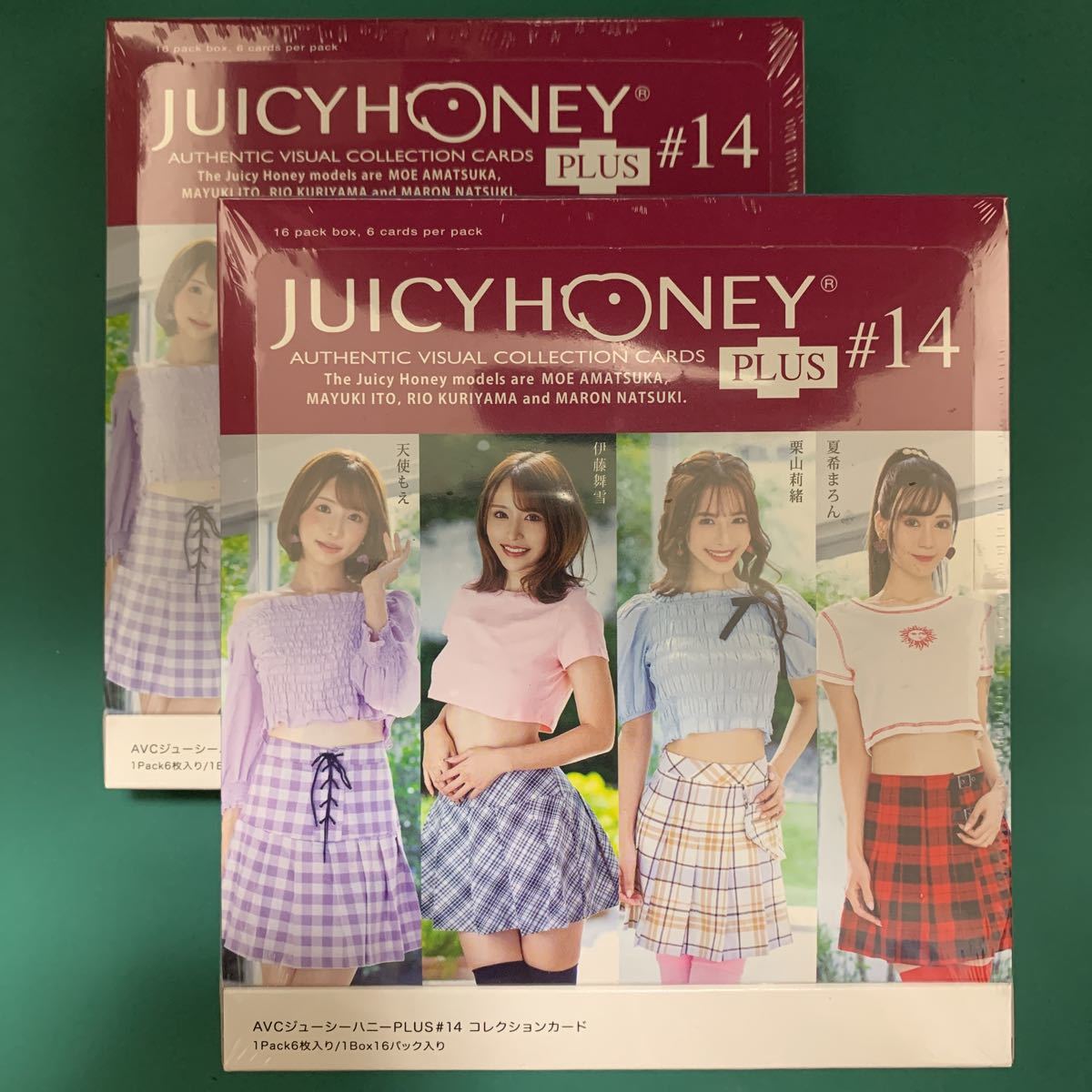 ジューシーハニー Plus 14 新品未開封ボックス シュリンク付き天使もえ 伊藤舞雪 栗山莉緒 夏希まろん⑩ トレーディングカード