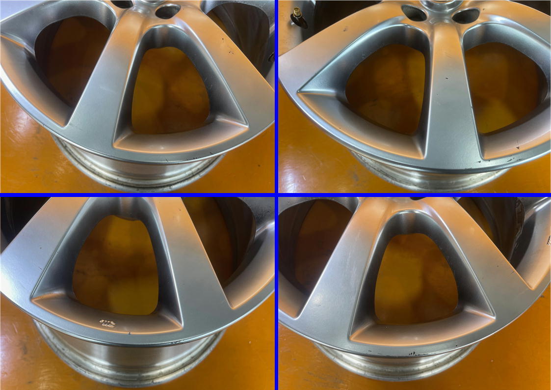 Yahoo!オークション - 【AA363】ホイール4本 日産17×7J 5穴 PCD114.3 +45