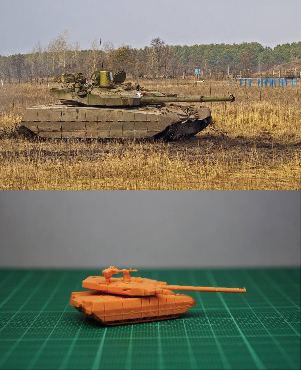 代購代標第一品牌－樂淘letao－1/144 未組立 Ukraine T84M Main Battle Tank (fine detail) Resin Kit (S2759)