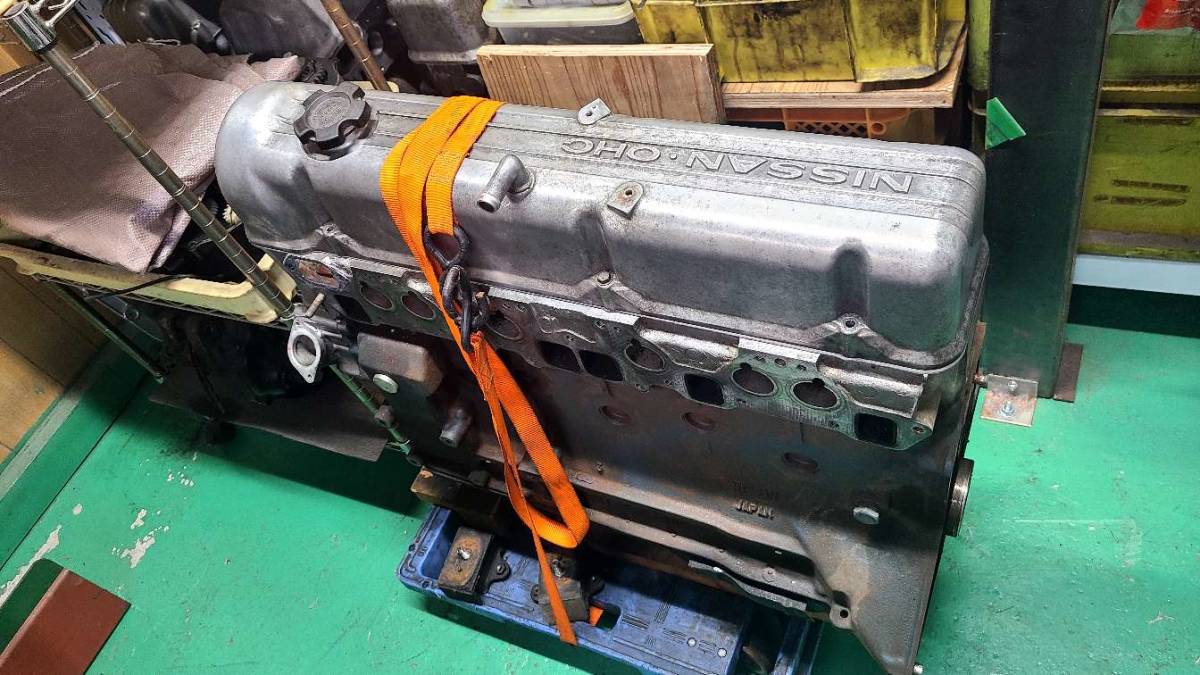 Yahoo!オークション - L28エンジン N42ヘッド F54ブロック 実働品 S30Z...