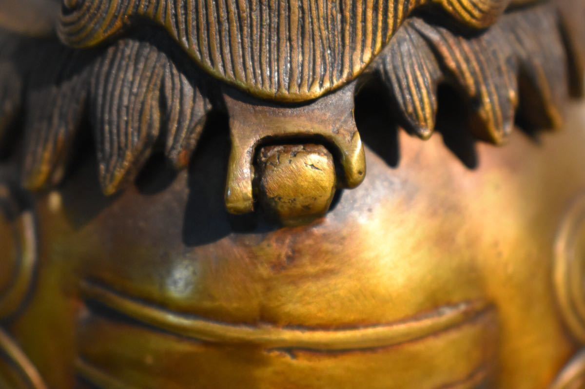 Yahoo!オークション - 【GE】M153【コレクター所蔵品】時代 唐銅獅子香...