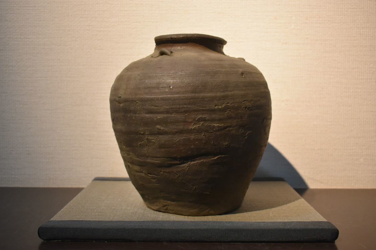 Yahoo!オークション - 【GE】M140【コレクター所蔵品】時代 備前壺 /日...