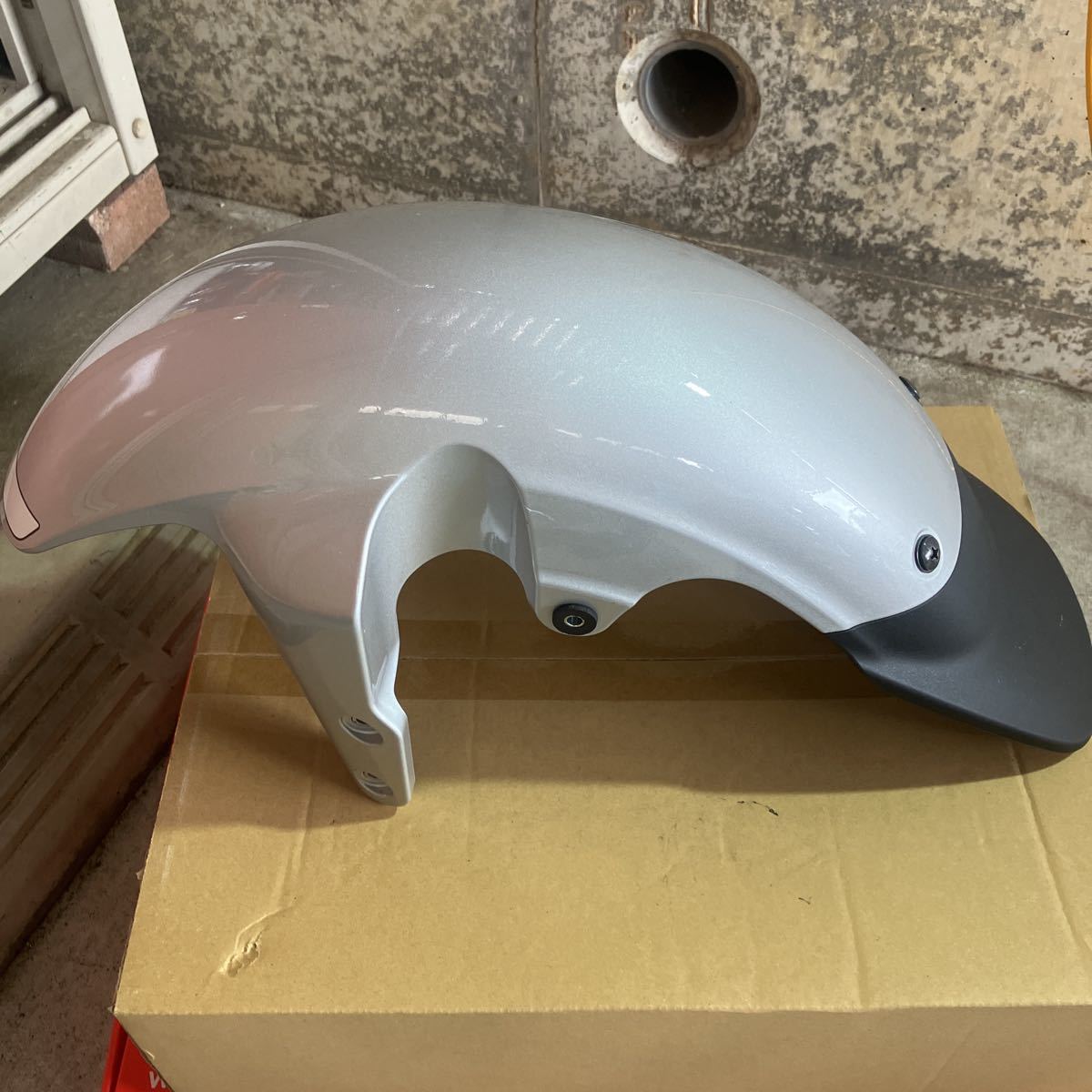 代購代標第一品牌－樂淘letao－ダックス125 ST125 フロントフェンダー 新車外し美品