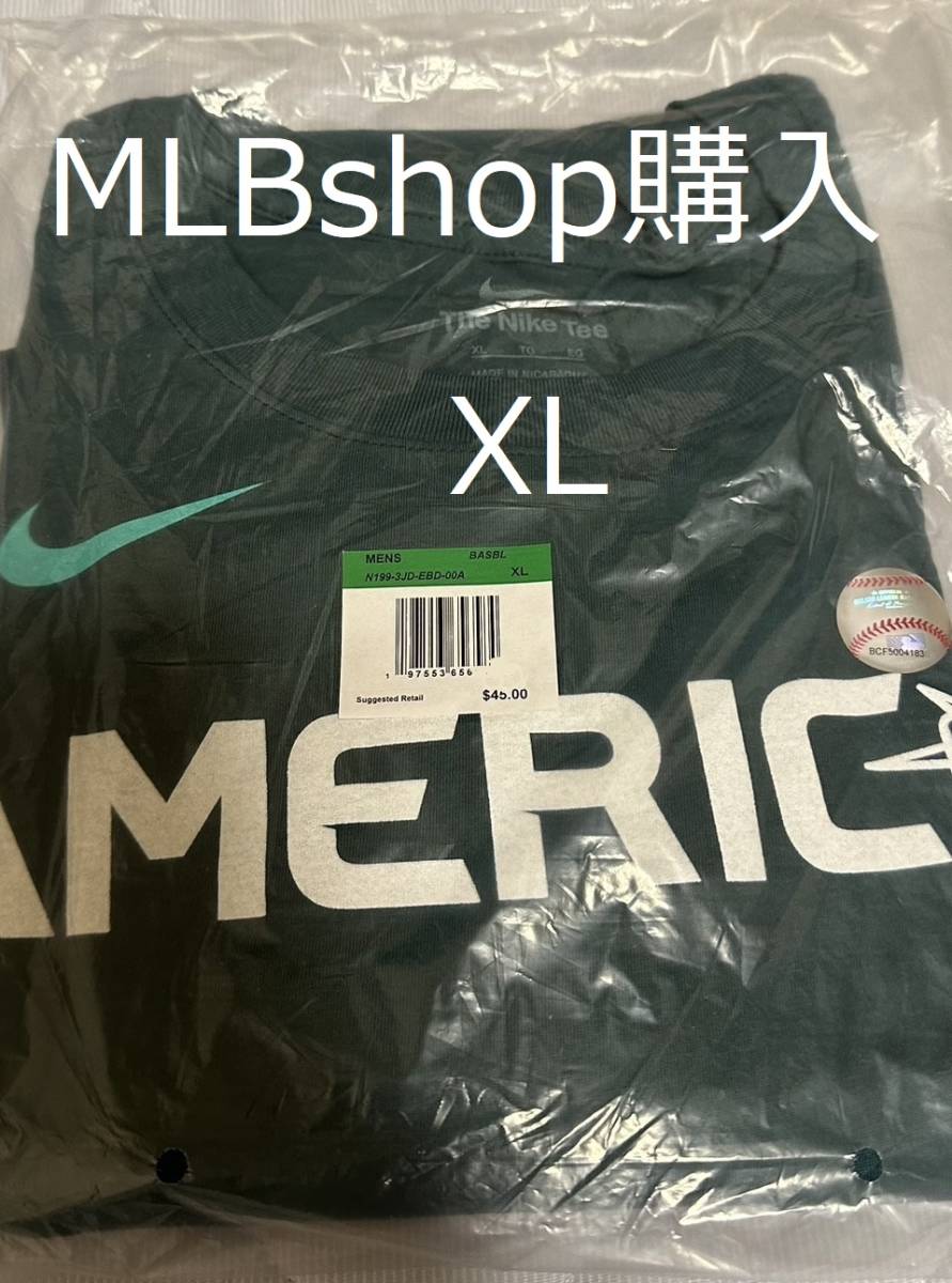 Yahoo!オークション - XLサイズ 新品 2023年 正規品ナイキ 大谷翔平Tシ...