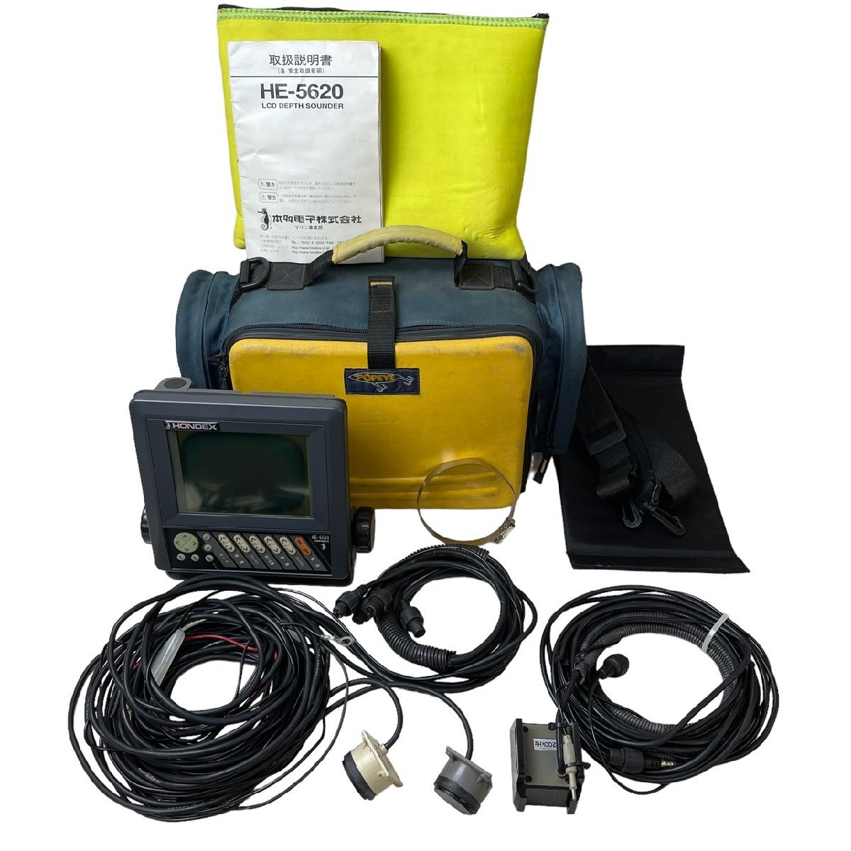 Yahoo!オークション - USED HONDEX ホンデックス HE-5620 LCD DEPTH SO...