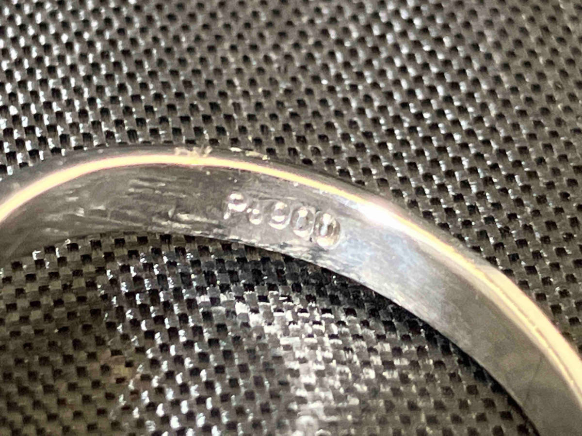 Yahoo!オークション - Pt900 プラチナ 11号 リング ダイヤ0.75ct 8.5g ...