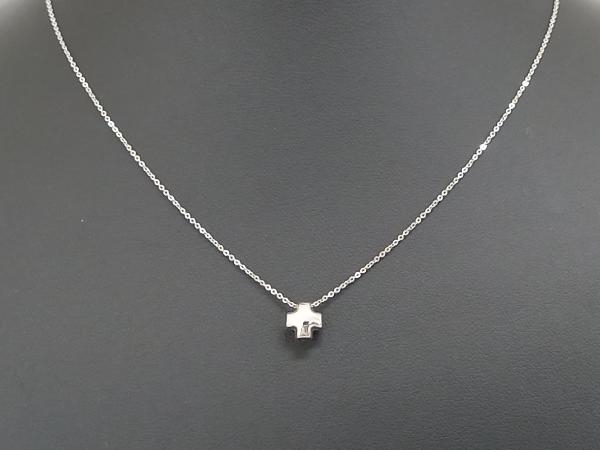 Yahoo!オークション - K18WG 総1.2g 40㎝ 十字 ネックレス