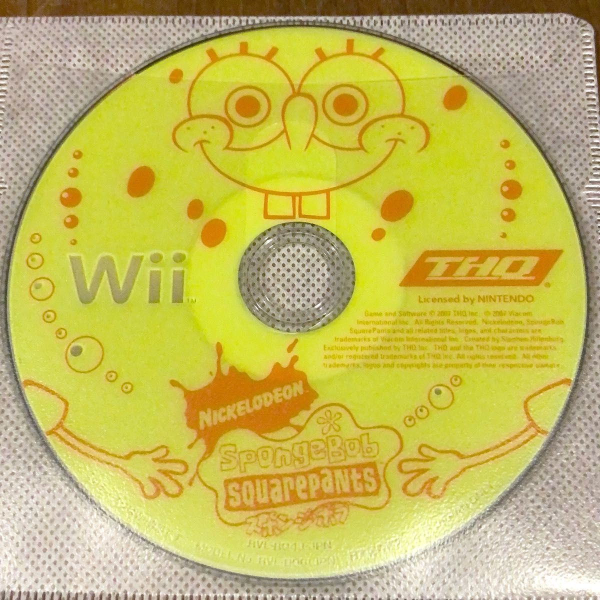 【Wii】 スポンジ・ボブ ソフトのみ｜PayPayフリマ