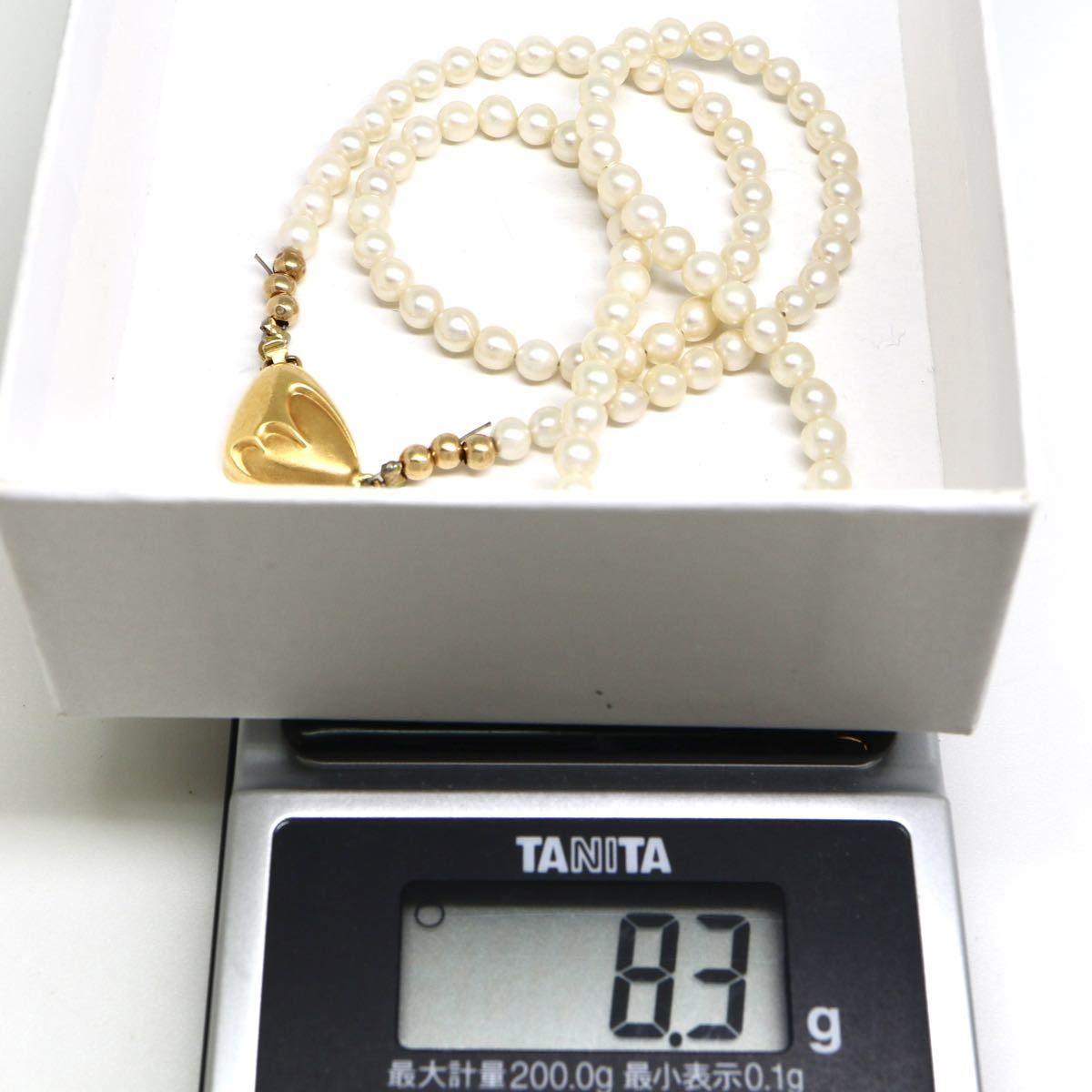 代購代標第一品牌－樂淘letao－ K18(750) アコヤ本真珠 ベビーパールネックレス A 8.3g 40.5cm 3.5-4.0mm珠 パール pearl necklace ナチュラル ...