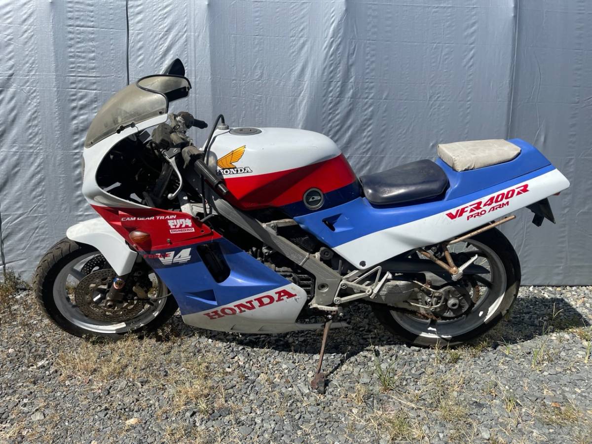 Yahoo!オークション - 書類有り 売り切り ホンダvfr400 NC-24-100666...