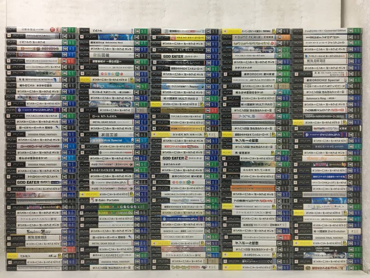 Yahoo!オークション - Y410 PSP ソフト 200本 まとめ売り 幻想水滸伝...