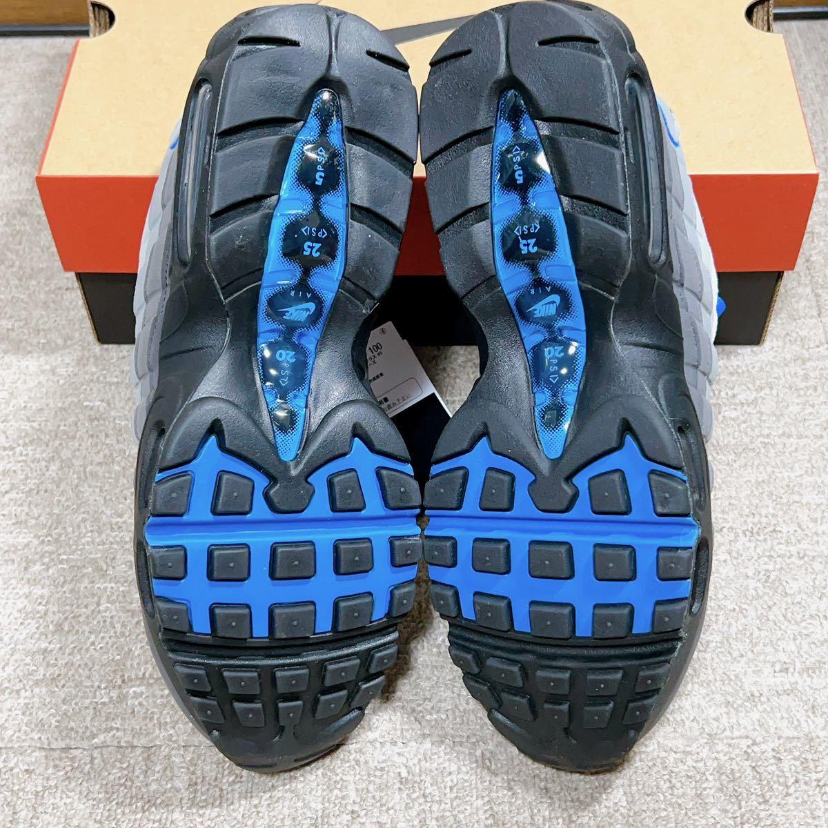 新品未使用】27 5cm NIKE AIR MAX 95 CRYSTAL BLUE ナイキ エア 新品未使用】27 5cm NIKE AIR MAX 95 CRYSTAL BLUE ナイキ エア