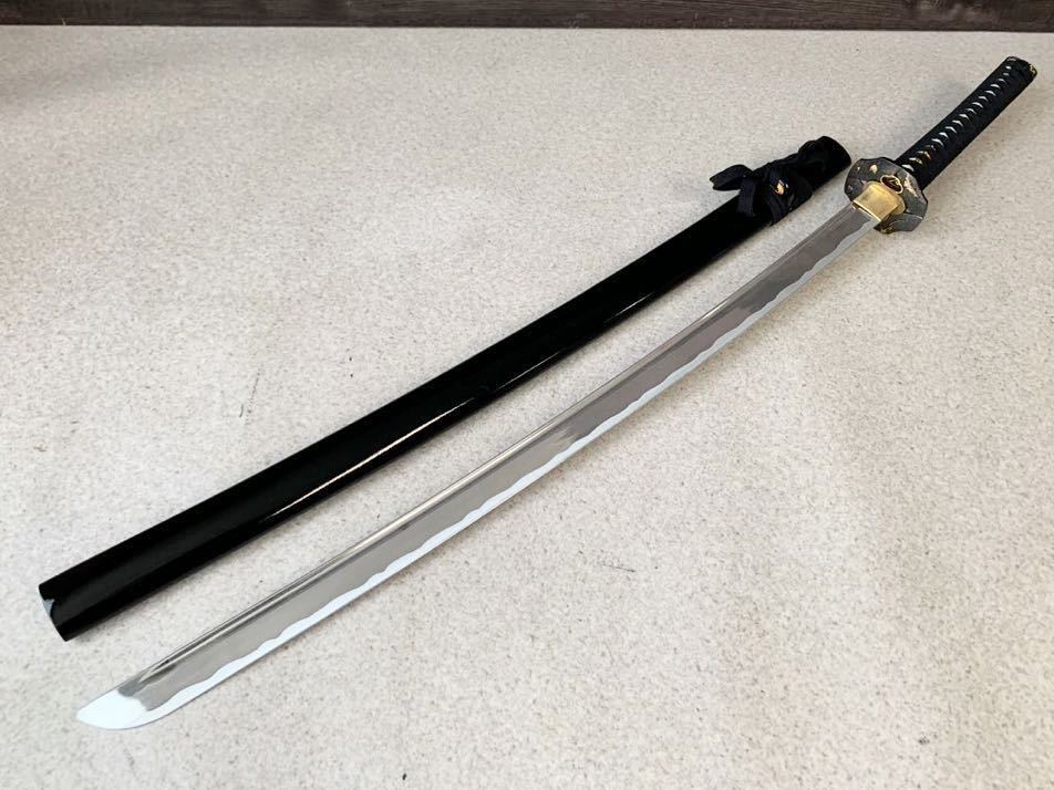 1円 模造刀 日本刀 模擬刀 太刀 飾鍔 黒鞘 かたな 刀 侍 伝統 全長約104cm 重量約770g 演舞 舞台 小道具 4(模造刀)｜売買されたオークション情報、yahooの商品情報を ...