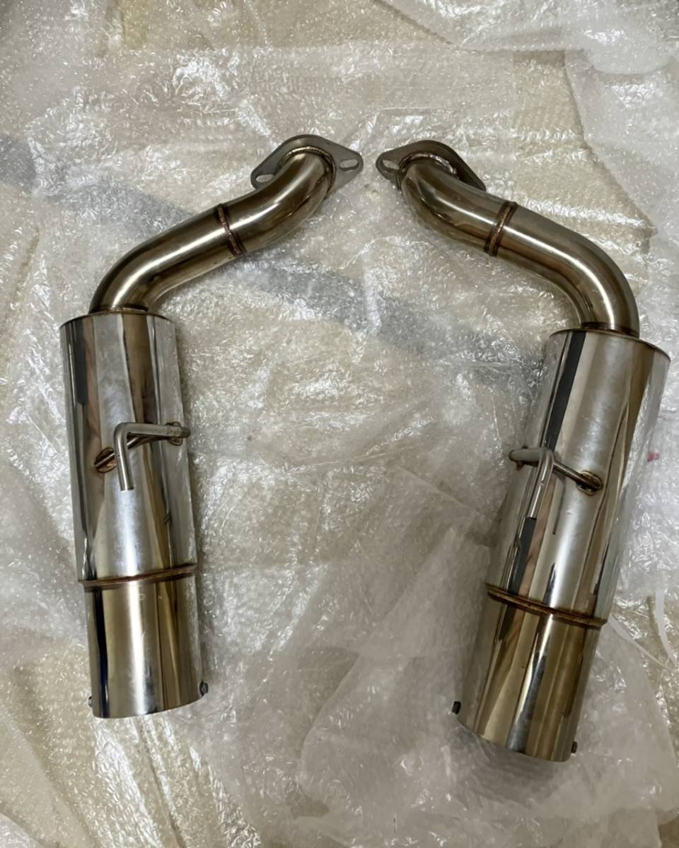 Yahoo!オークション - Z34 CKV36 砲弾 マフラー サイレンサー付き ステ...