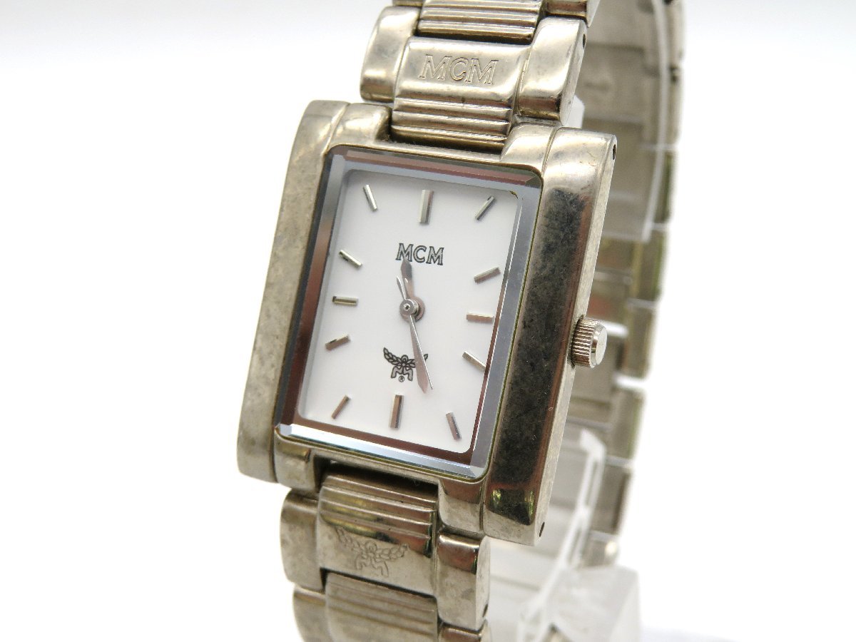 1円 稼働 MCM 6991 白 クオーツ レディース 腕時計 H737(アナログ（クォーツ式）)｜売買されたオークション情報、yahooの商品情報をアーカイブ公開 - オークファン ...