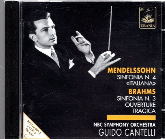 Yahoo!オークション - b598 メンデルスゾーン 交響曲第4番／CANTELLI