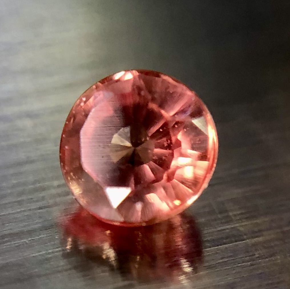 Yahoo!オークション - 良い色 天然パパラチアサファイア 0.138 Ct カ...