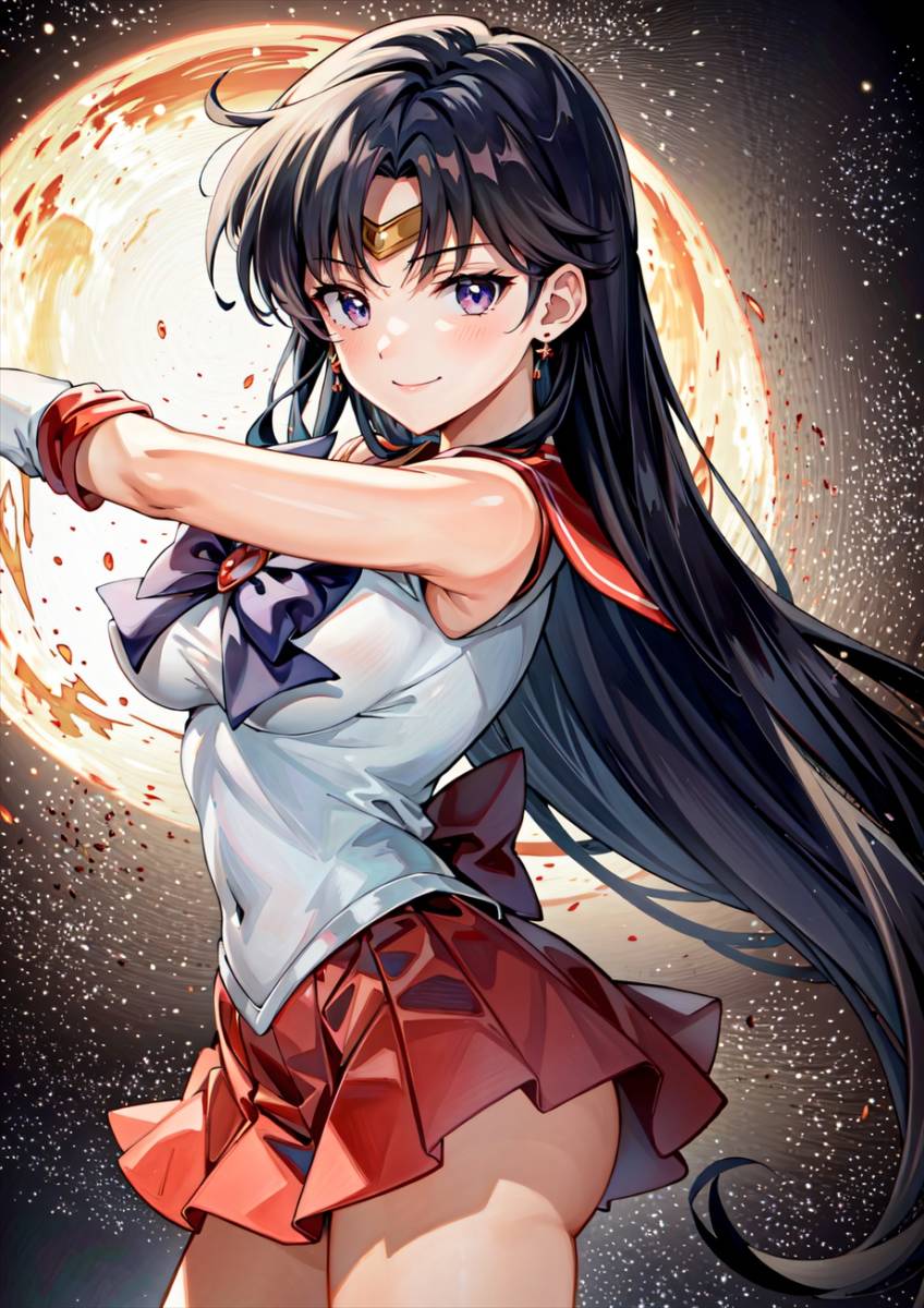 セーラーマーズ：火野レイ 1 美少女戦士セーラームーン イラスト 特殊印刷 オリジナル 同人 A4サイズ ミニポスター Japan jk 女子高生(コミック、アニメグッズ)｜売買された ...