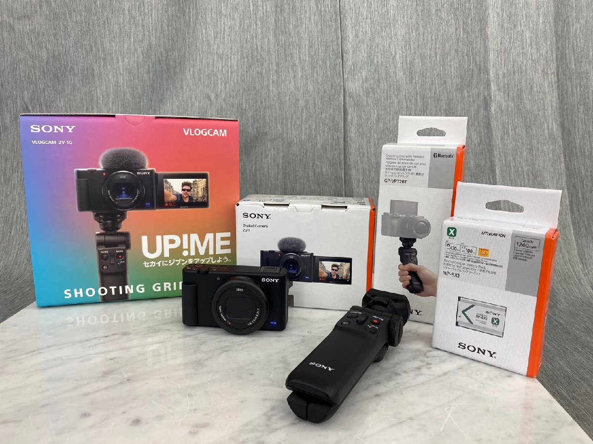 Yahoo!オークション - t1221 現状品 SONY ソニー VLOGCAM ZV-1 ブラッ...