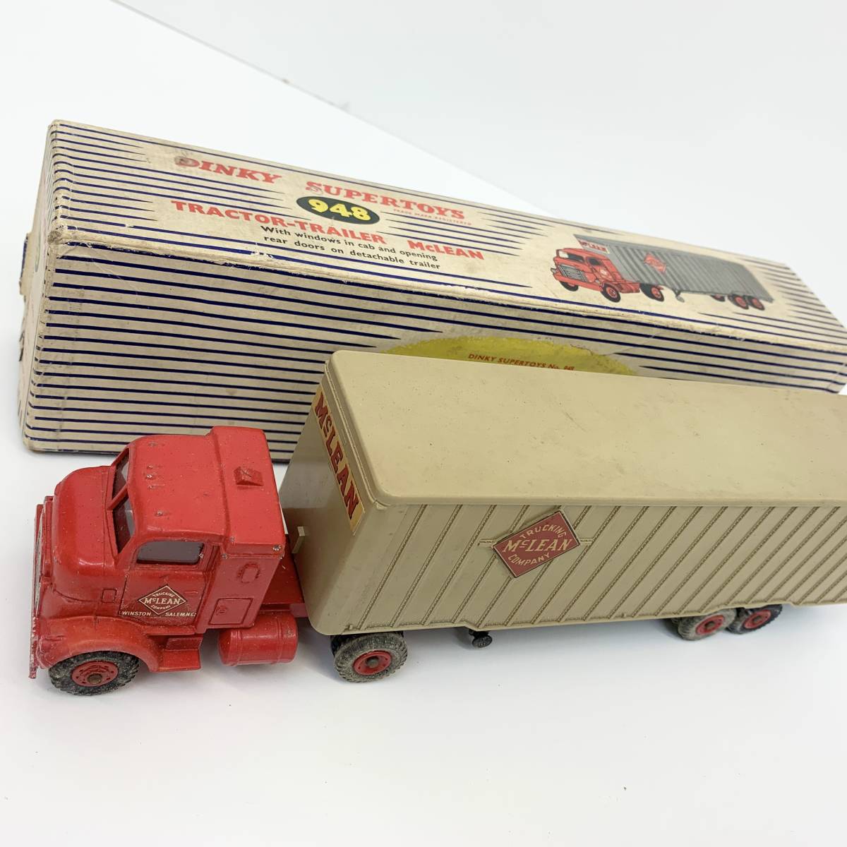1円~! DINKY SUPERTOYS 948 TRACTOR-TRAILER McLEAN ディンキー 1円~! DINKY SUPERTOYS 948 TRACTOR-TRAILER McLEAN ディンキー