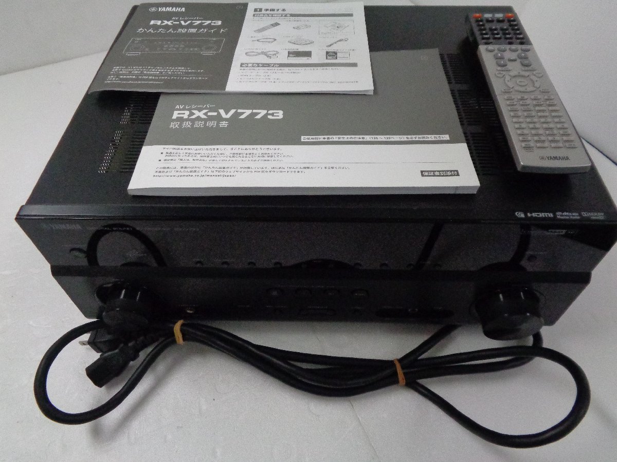 Yahoo!オークション - YAMAHA RX-V773 AVアンプ(リモコンあり) ホーム...