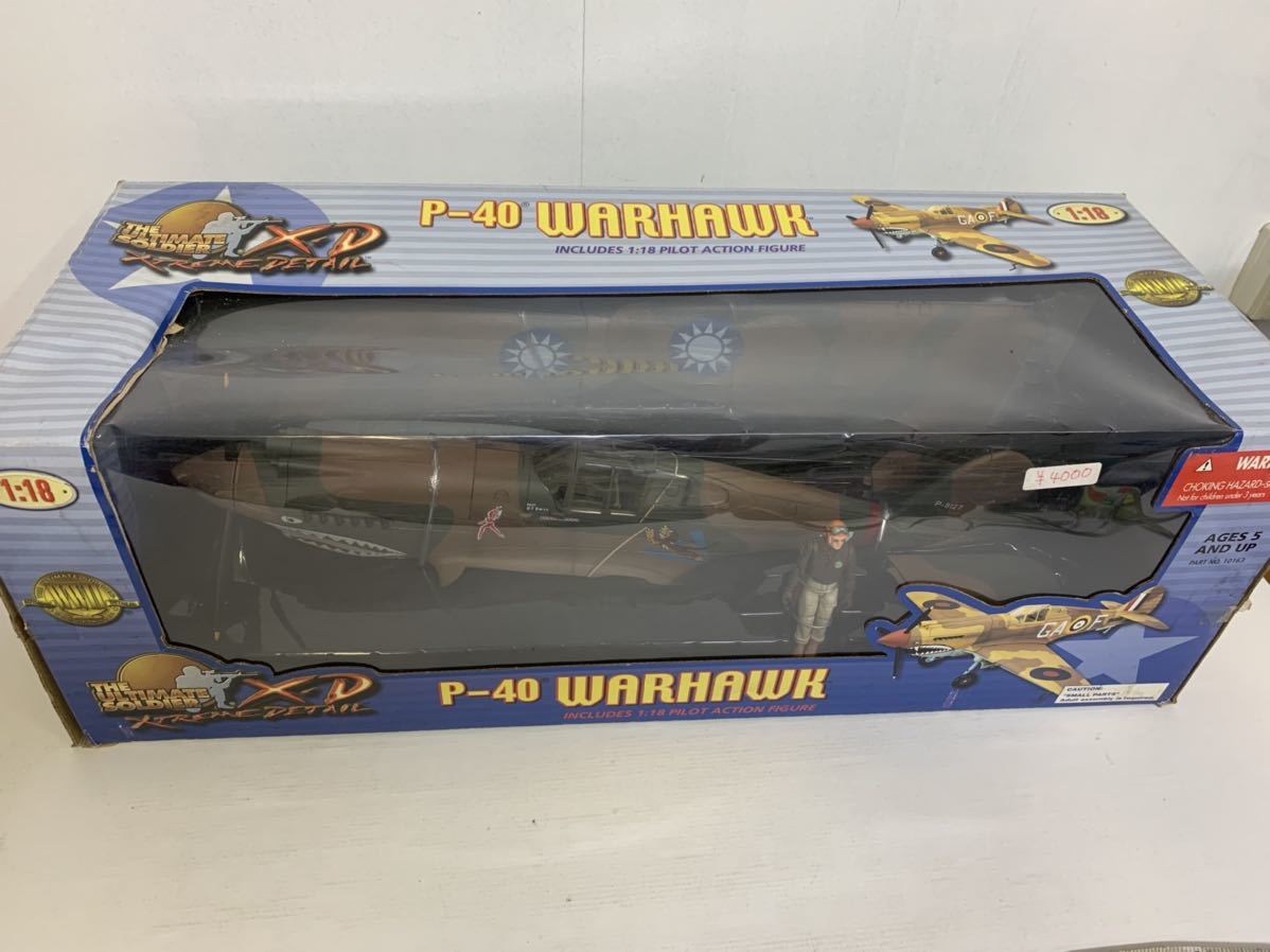 Yahoo!オークション - 9286 P-40 1/18スケール WARHAWK 大きいサイズ