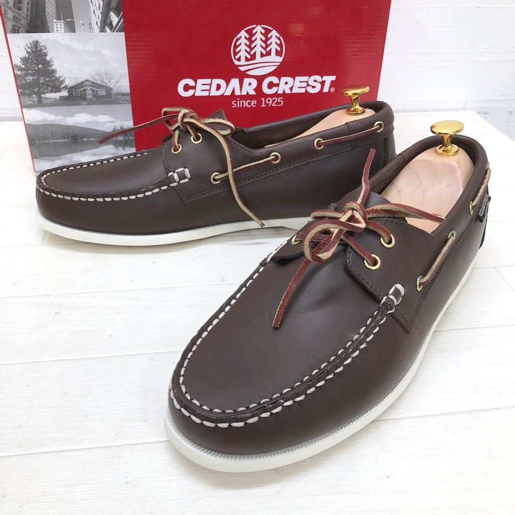1114 箱付き CEDAR CREST セダークレスト デッキシューズ モカシン L 約27-27.5 メンズ ダークブラウン(27.0cm)｜売買されたオークション情報、yahooの商品 ...