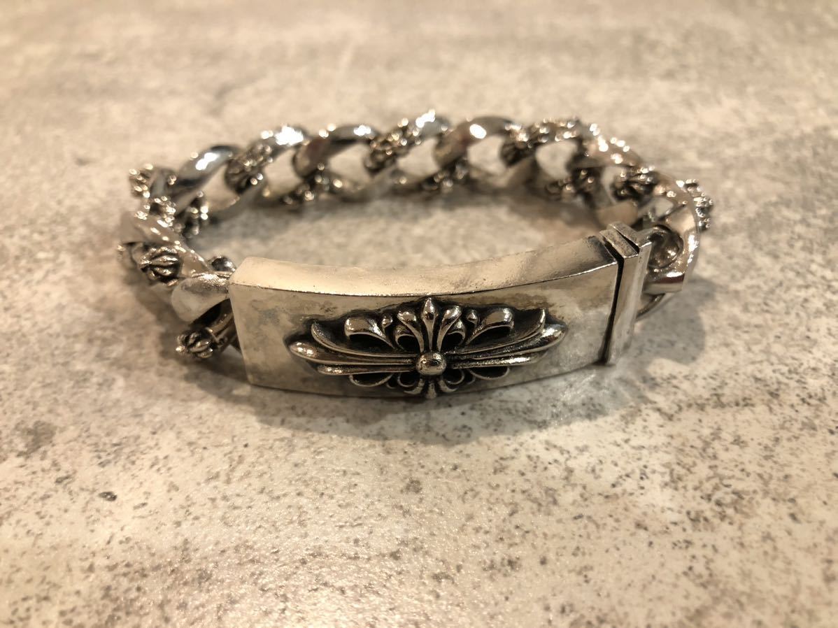 Yahoo!オークション - シルバー ブレスレット 77g 925 刻印 ノーブラン...