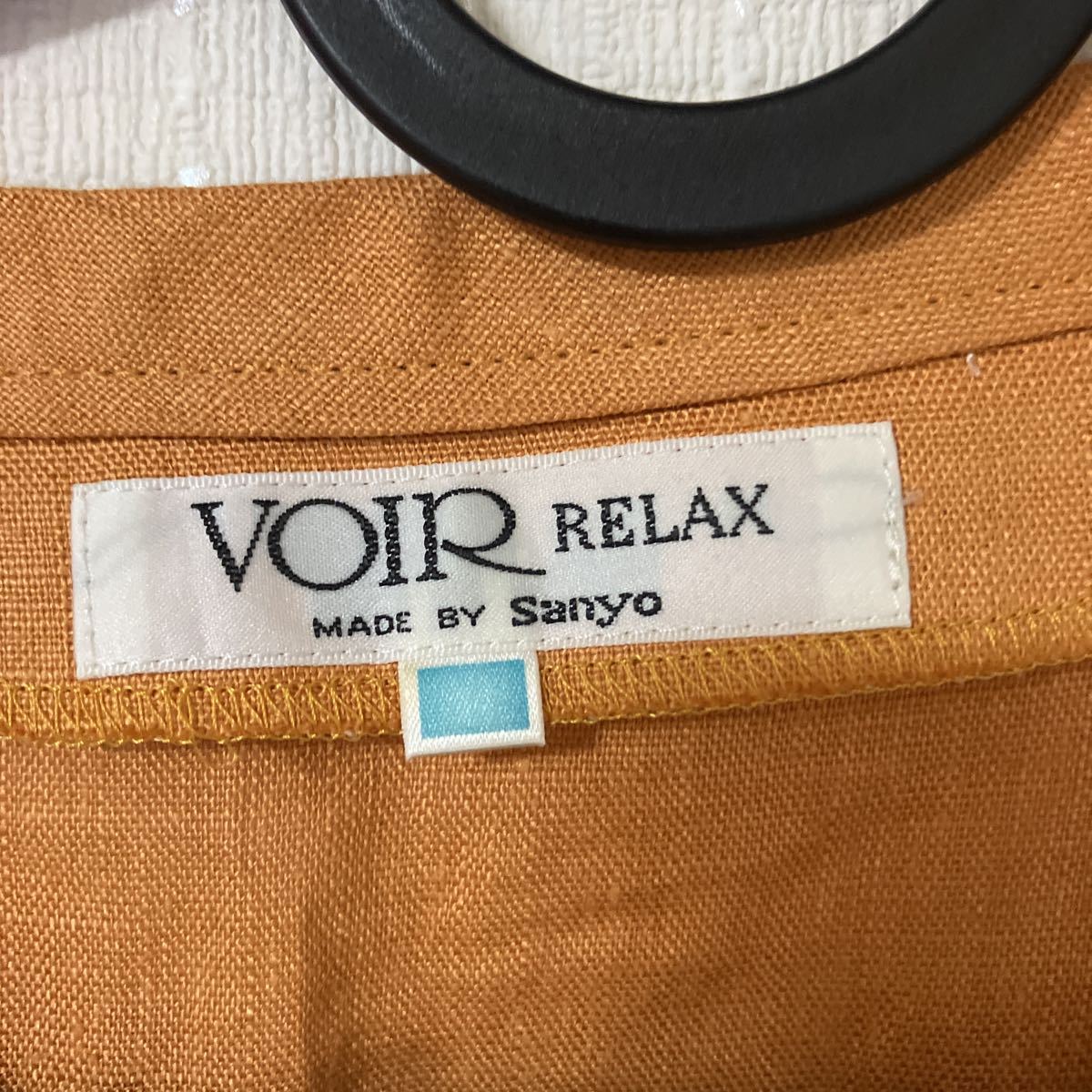 【タイムセール】三陽商会 VOIR RELAX 麻素材ロングワンピース ゆったりめMサイズくらい｜代購幫