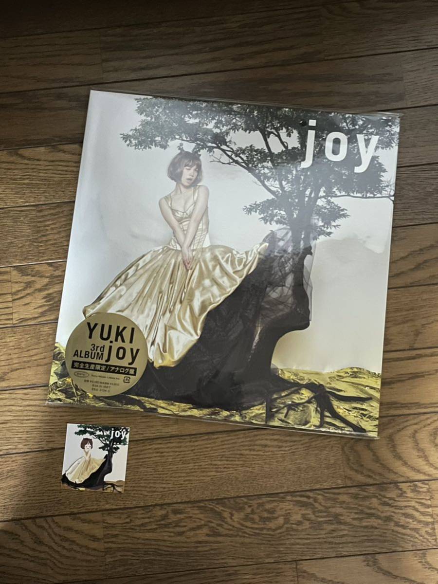 Yahoo!オークション - 【新品未使用】YUKI アナログ盤 レコード JOY 特...