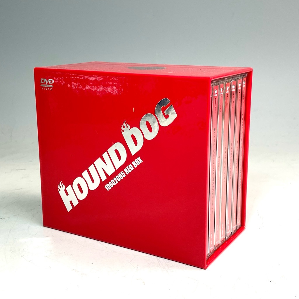 代購代標第一品牌－樂淘letao－HOUND DOG ハウンドドッグ 初回生産限定 DVD BOX 19802005 RED BOX LIVE 渋谷公会堂 日比谷野外音楽堂 夢の島 武道館 ...