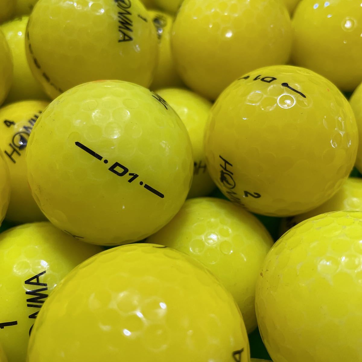 Yahoo!オークション - Y285 HONMA D1 イエロー B 50球