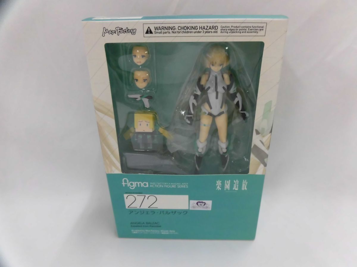 代購代標第一品牌－樂淘letao－27 送60サ 0810%B20 figma 楽園追放 アンジェラ・バルザック 特典ふくれ顔パーツ付き 難アリ品 中古
