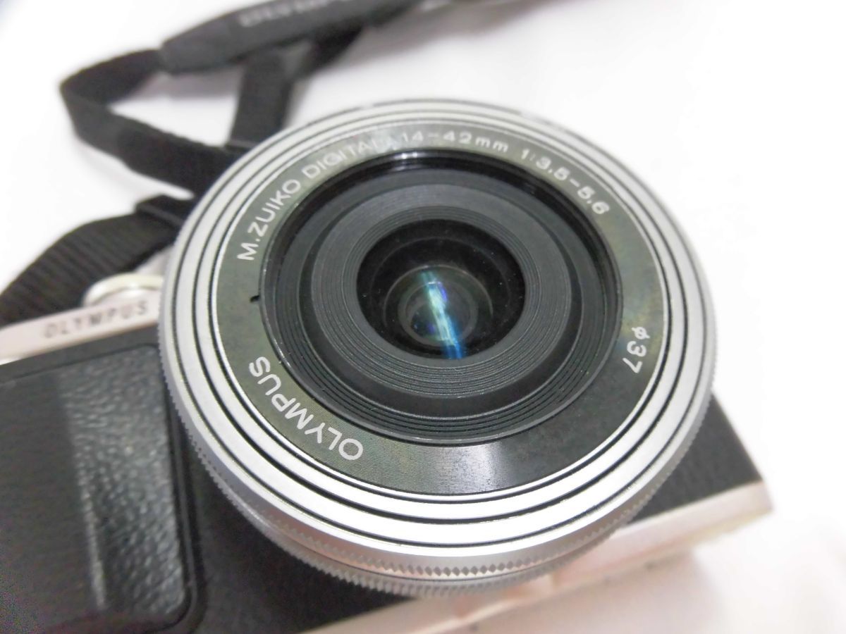Yahoo!オークション - 52 送60サ 0903%B20 OLYMPUS PEN Lite E-PL7 ミ...