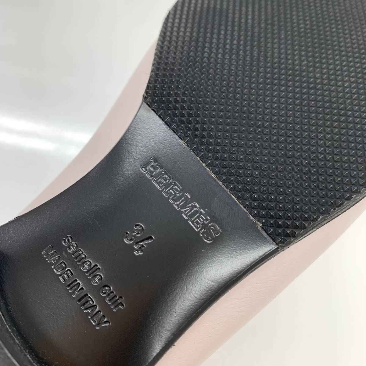 7422 未使用 エルメス モカシン パリ H金具 レザー ローファー 7422 未使用 エルメス モカシン パリ H金具 レザー ローファー