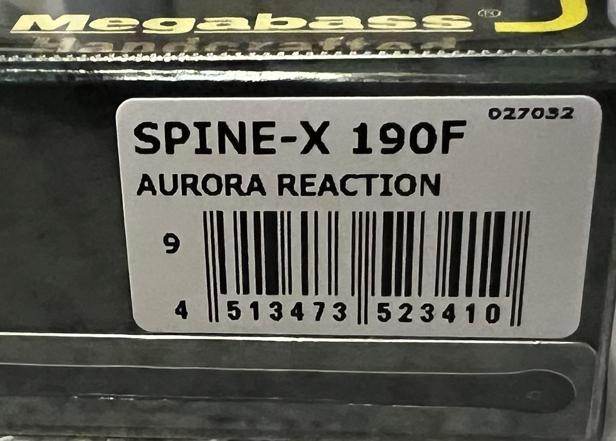 Yahoo!オークション - メガバス SPINE-X 190F オーロラリアクション