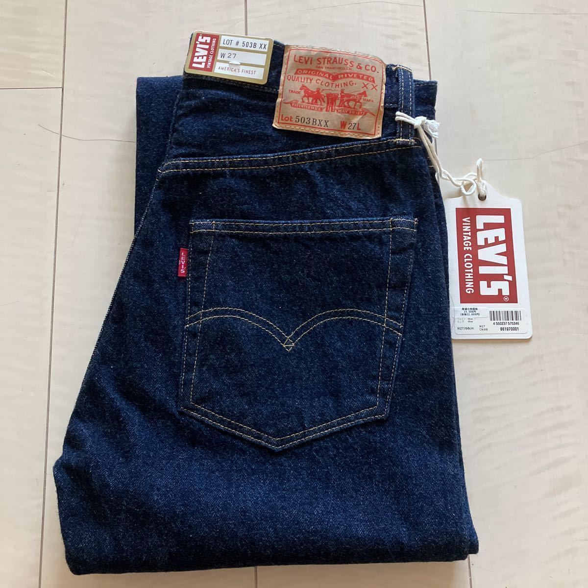 Yahoo!オークション - LEVI''S VINTAGE CLOTHING 503BXX W27 LVCBIG E ...