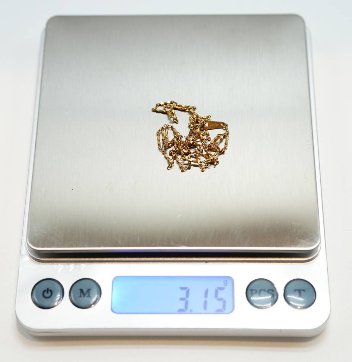 Yahoo!オークション - 1円スタート 金 ネックレス 約3.15g K18 刻印有 ...